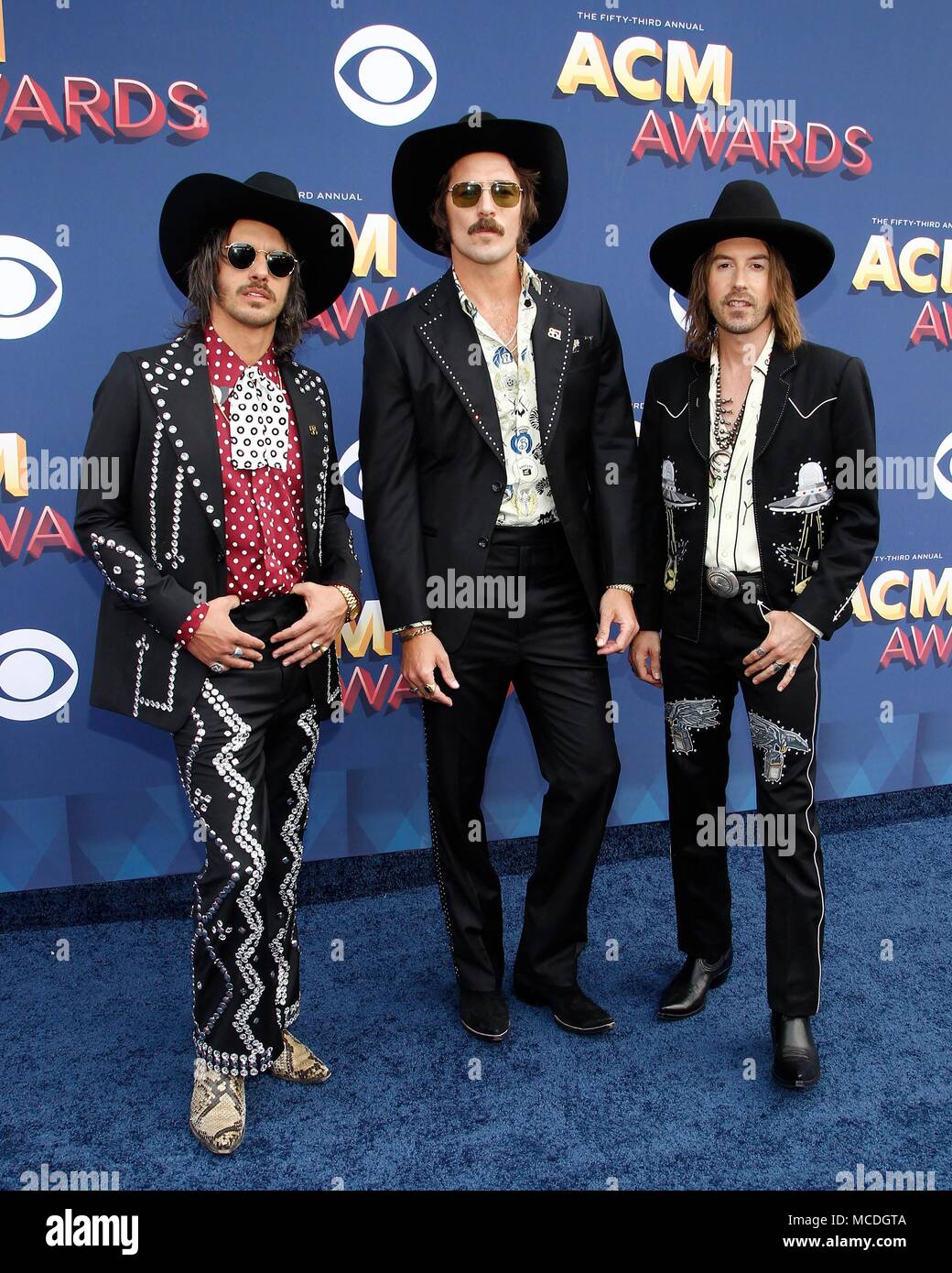 Cameron Duddy, Mark Wystrach and Jess Carson of Midland at arrivals for ...