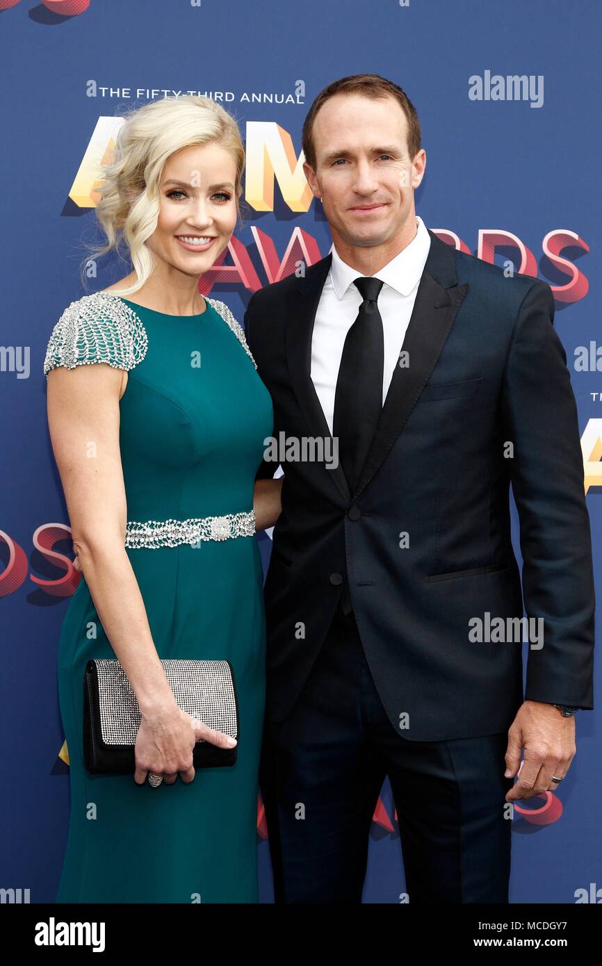 Brittany Brees, Drew Brees at arrivals for 53rd Academy of Country ...