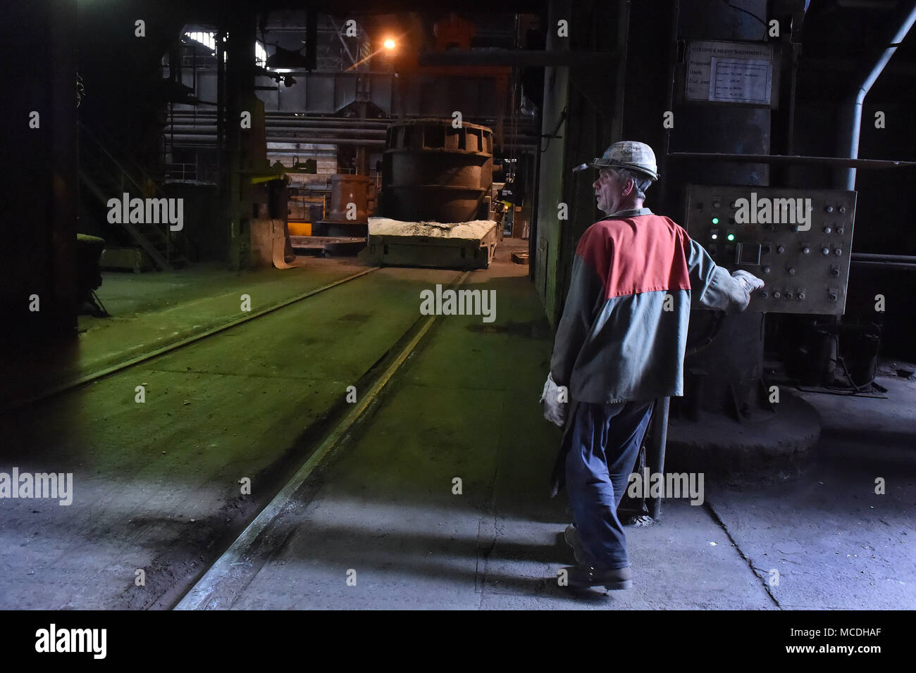 Ostrava, Czech Republic. 16th Apr, 2018. Vitkovice Heavy Machinery (VHM ...