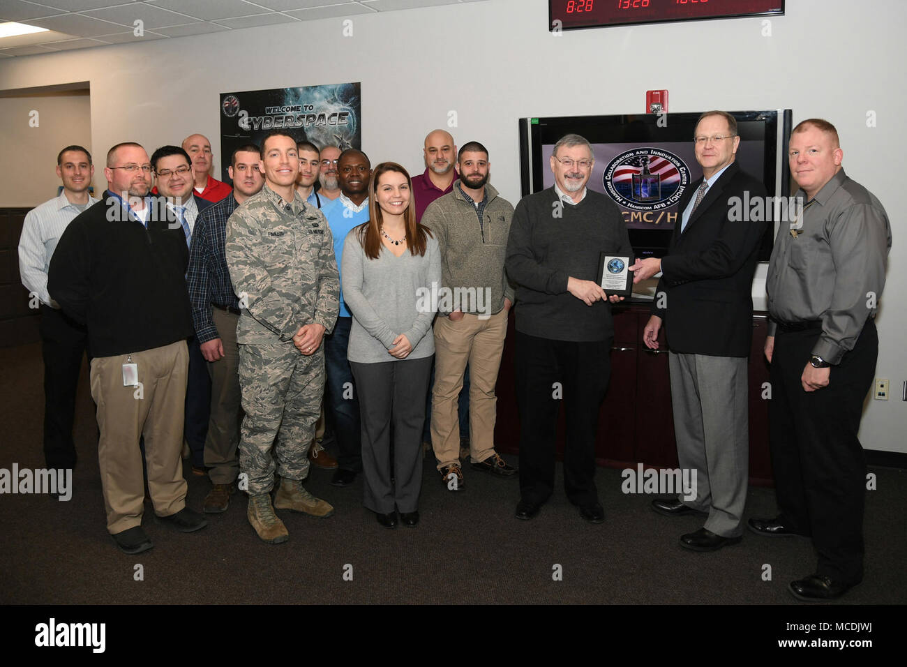 Jeffrey Mayer, third from right, Air Force Command and Control Security ...