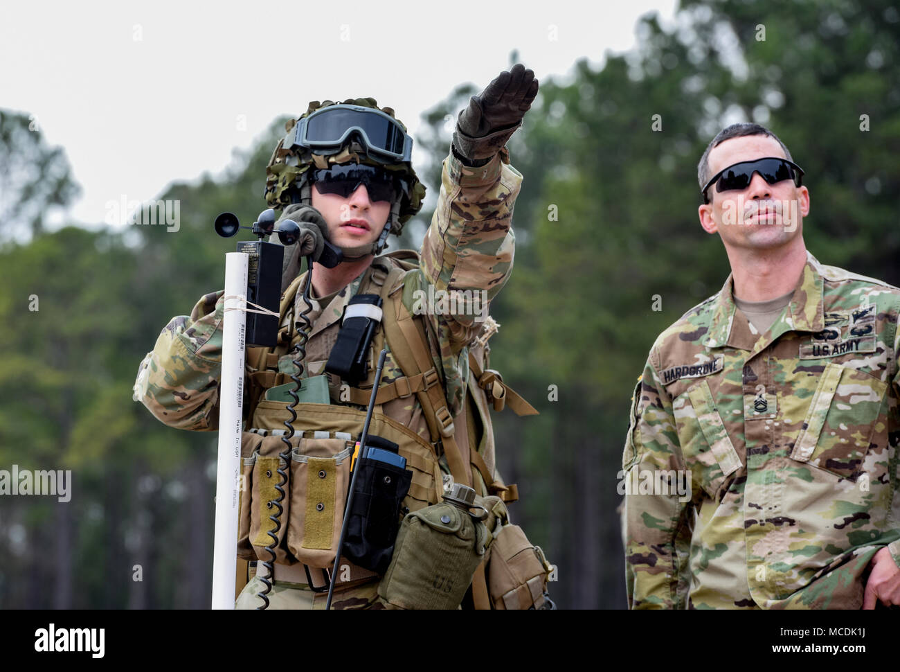 Soldiers with the South Carolina Army National Guard attend the ...