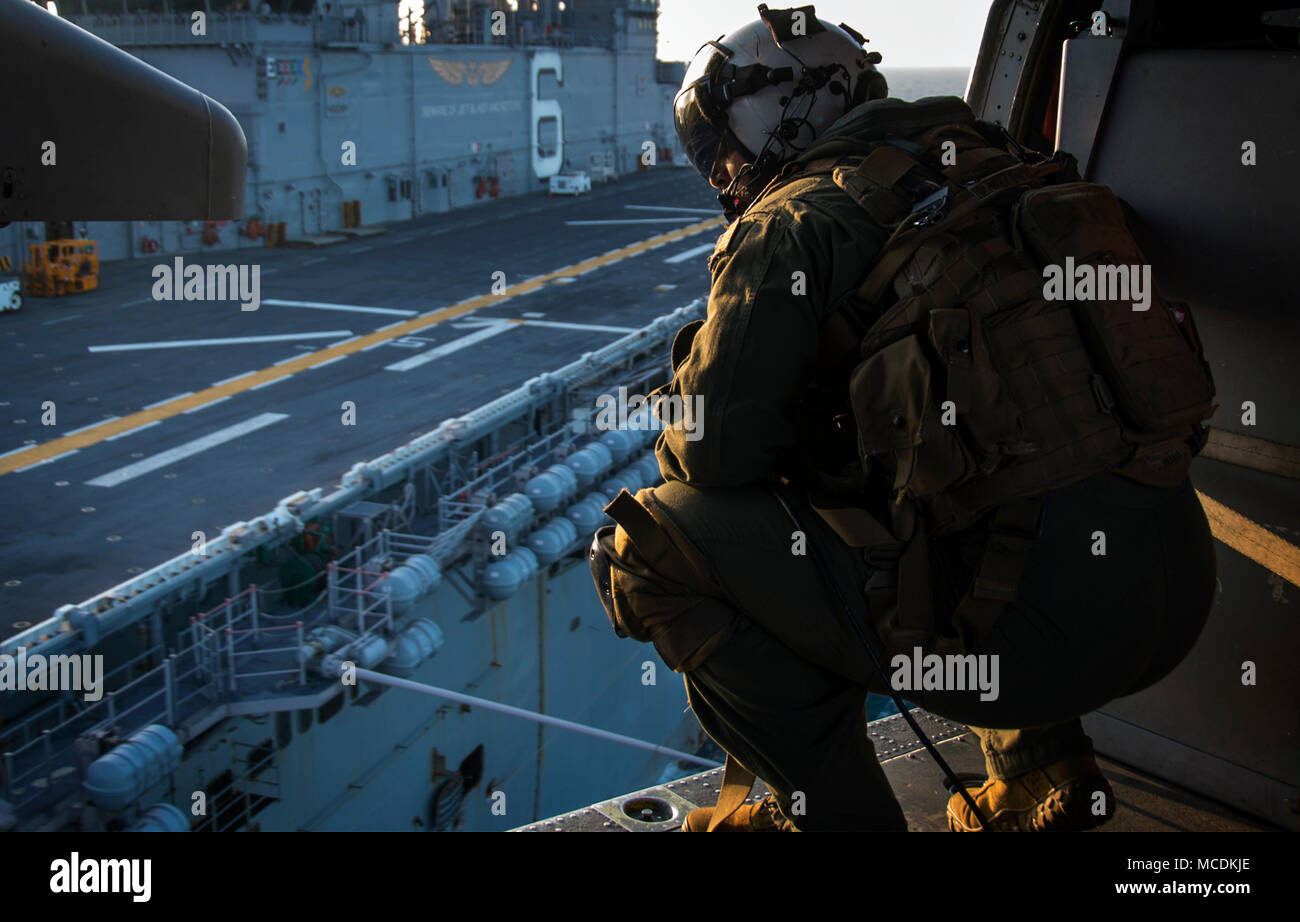 U.S. Navy Aircrewman (Helicopter) 1st Class Nathaniel Edwards, from San ...
