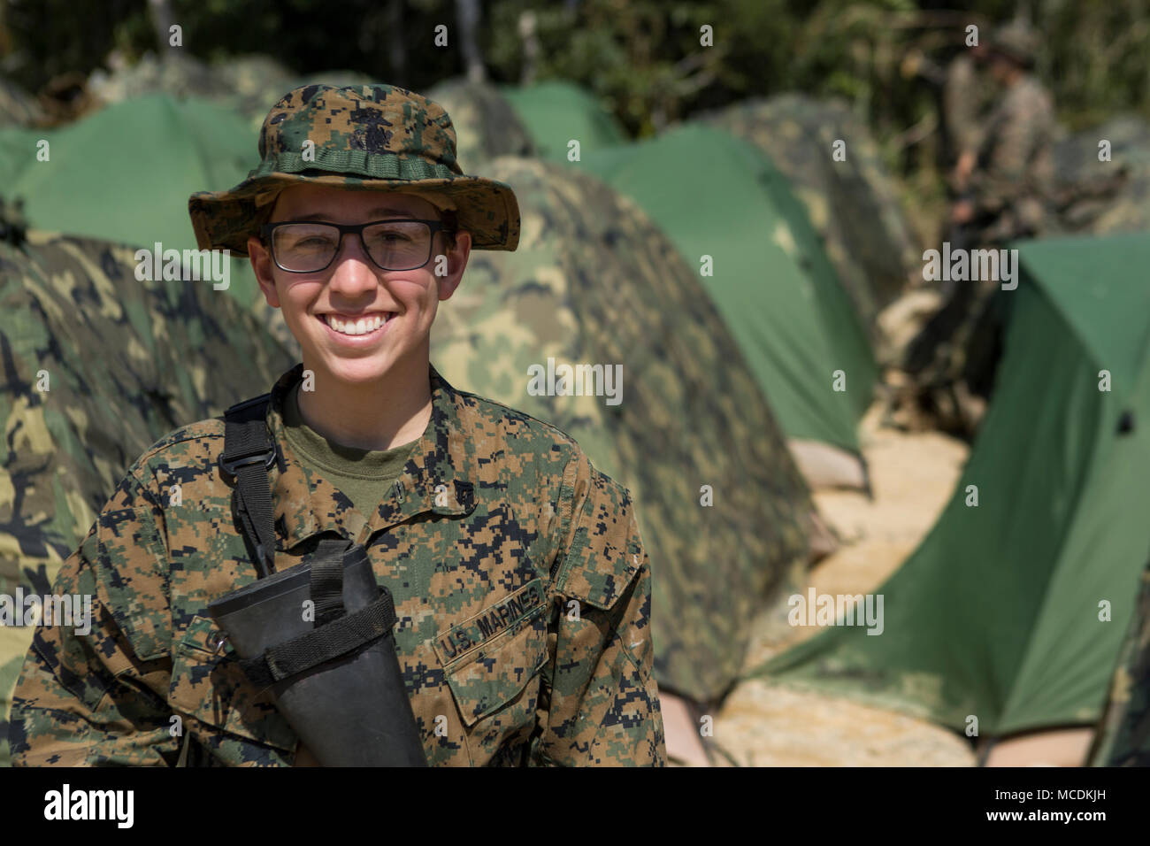 “Being a girl in the Marine Corps is worth it. You have to have a lot ...