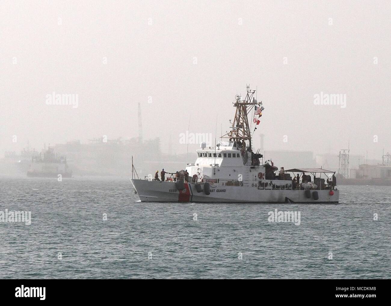 180219-N-PV215-0015 MANAMA, Bahrain (Feb. 19, 2018) Island-class patrol ...