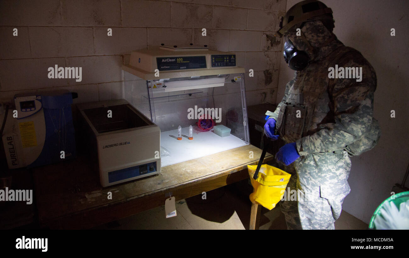 A United States Soldier, assigned to the 48th Chemical Brigade ...