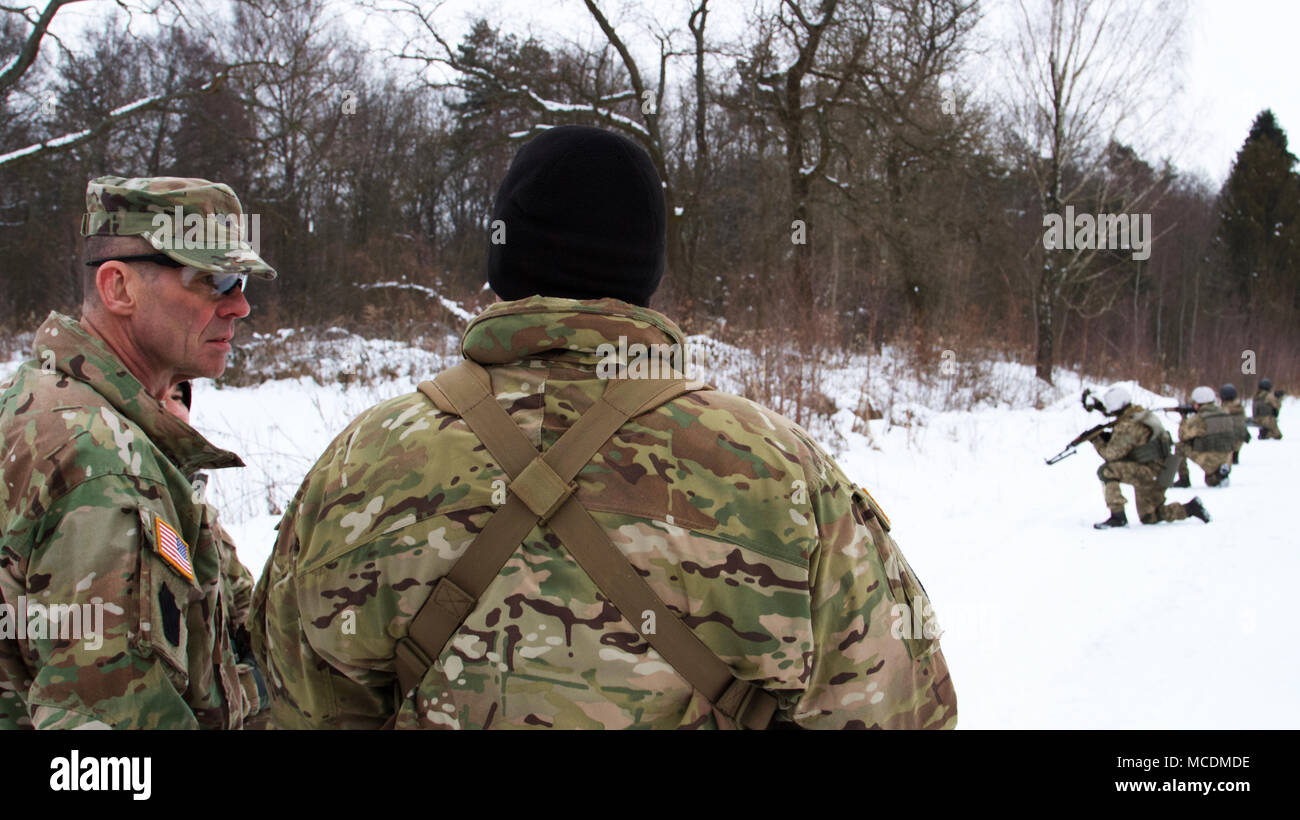 YAVORIV, UKRAINE -- Maj. Gen. John L. Gronski the Deputy Commanding ...