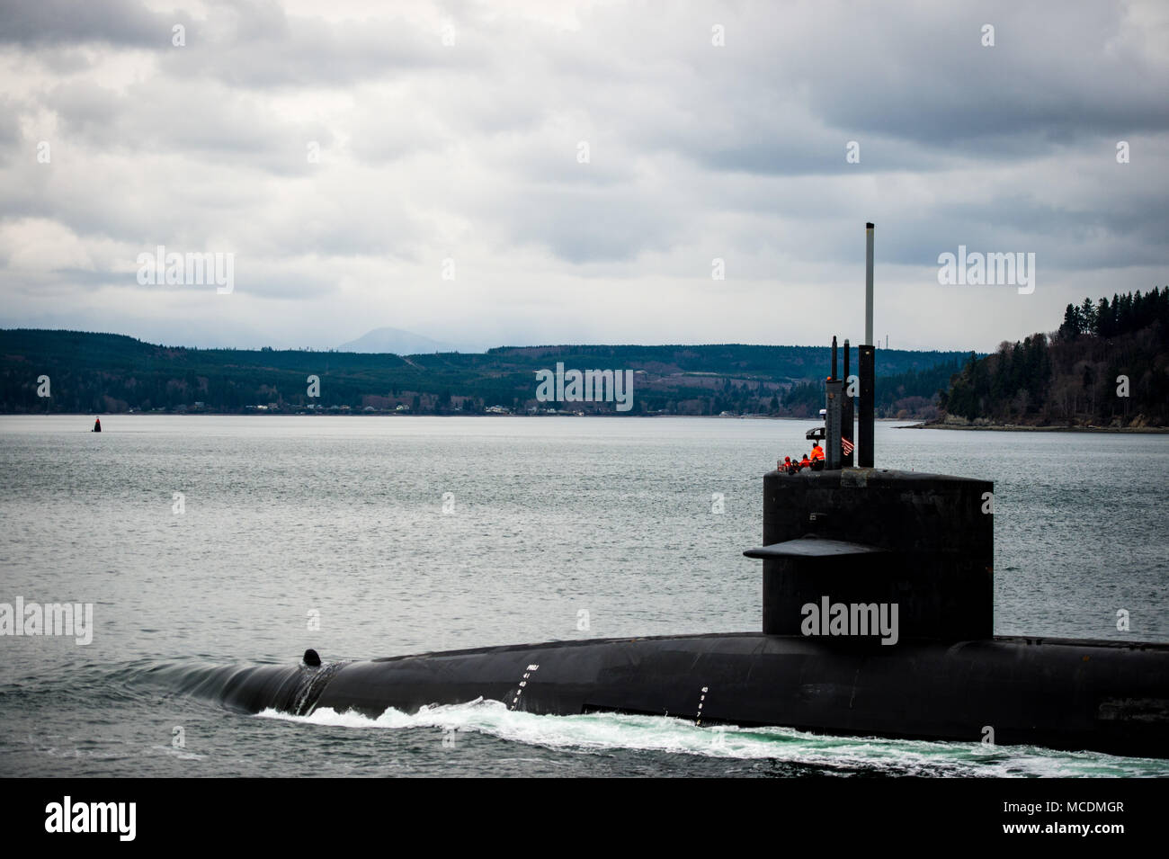The Gold crew of the Ohio-class ballistic-missile submarine USS ...