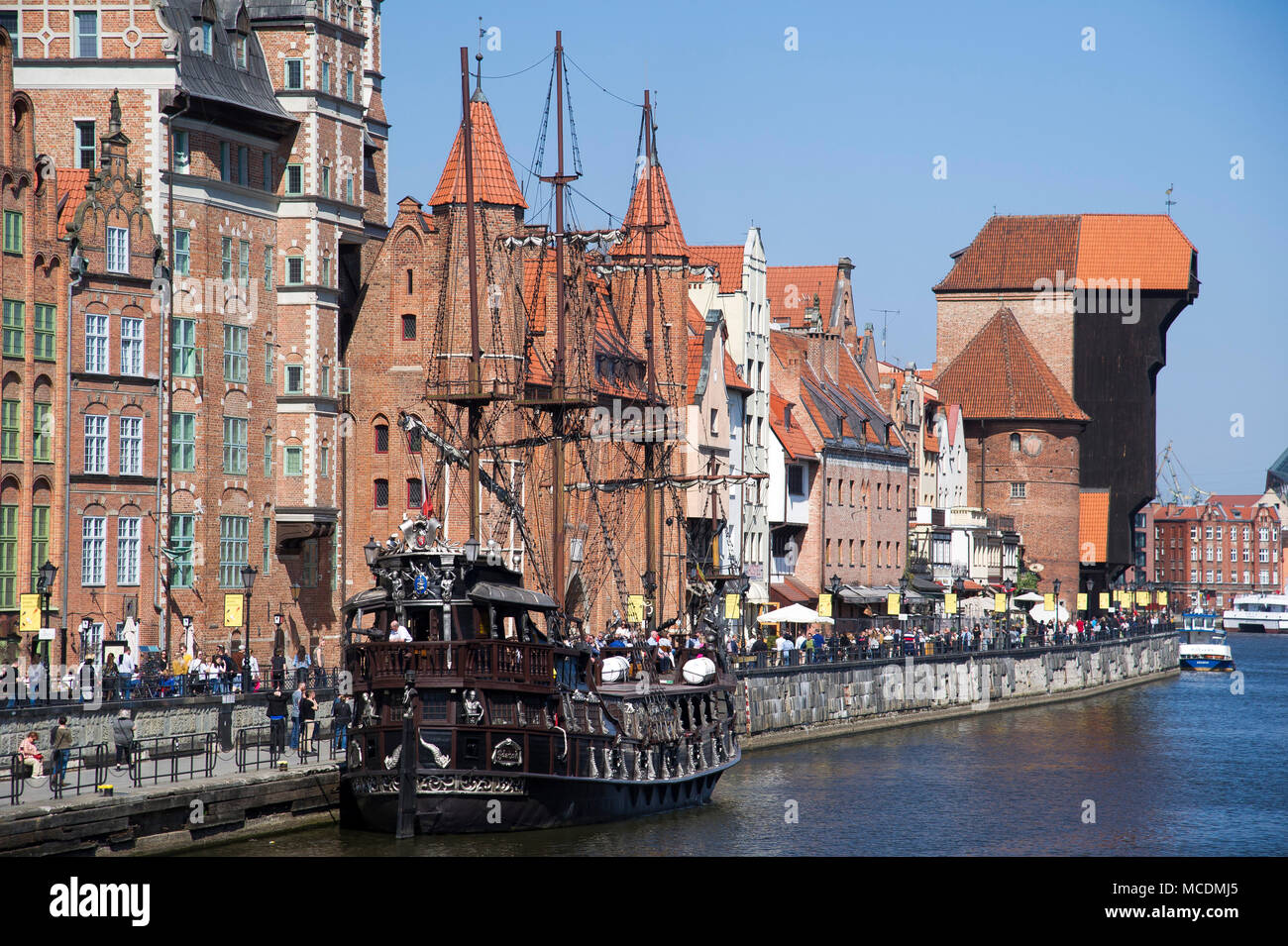 Gothic watergates Brama Chlebnicka (Bread Gate), Brama Mariacka (St ...