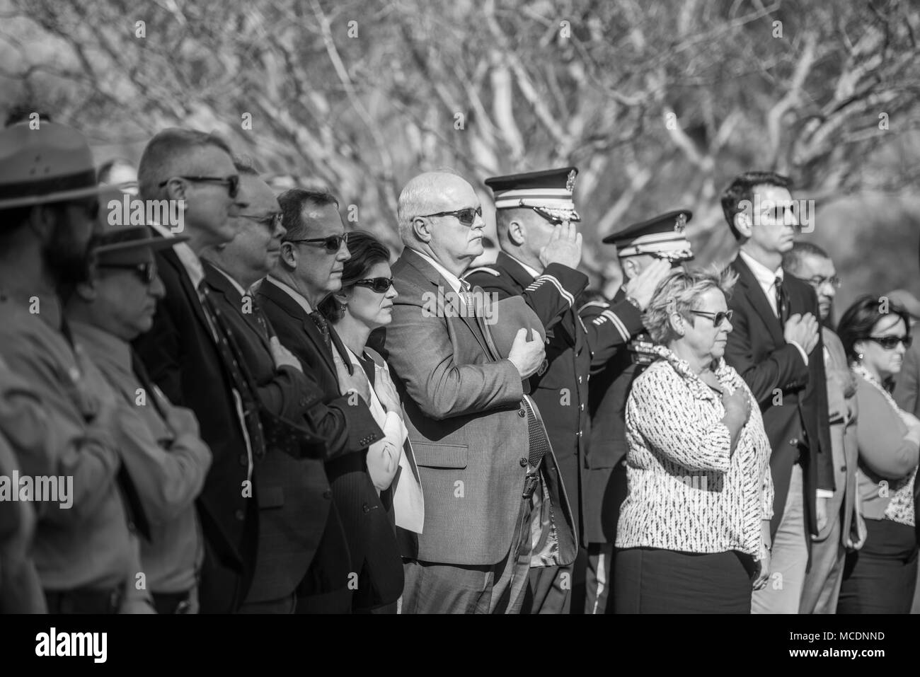 Attendees, including Arlington National Cemetery and National Park ...