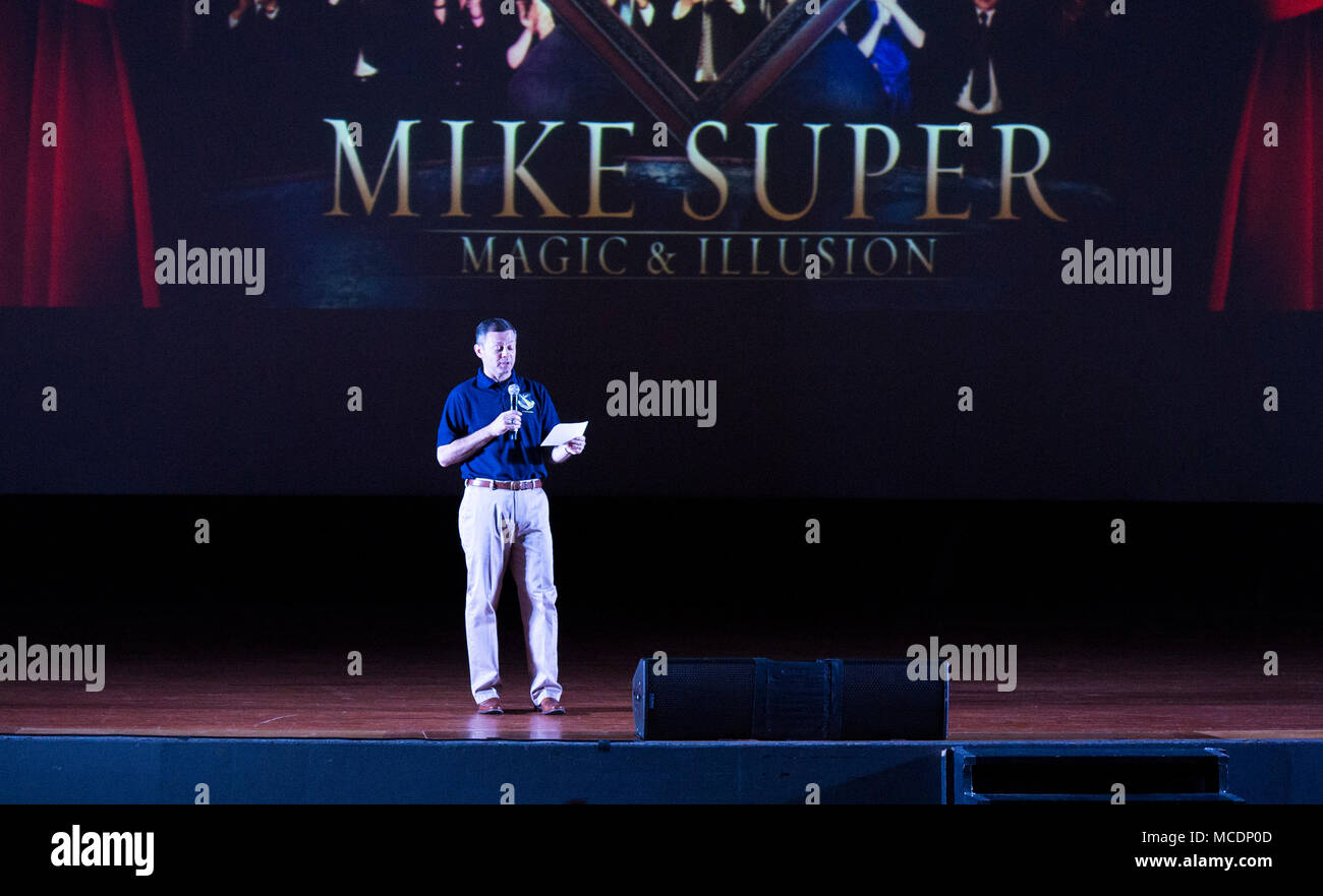 Col. Bradley McDonald, 88th Air Base Wing commander, introduces Mike ...