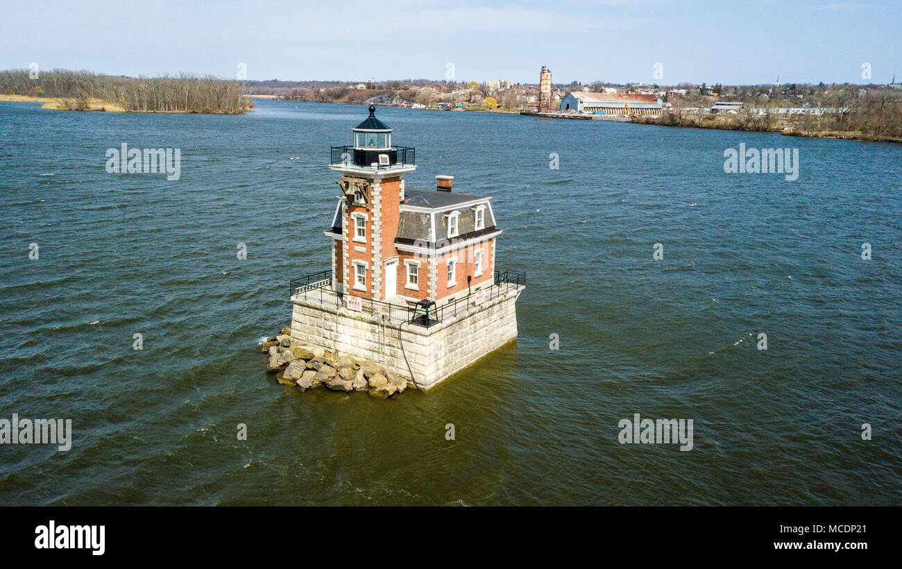 Hudson athens lighthouse hi-res stock photography and images - Alamy