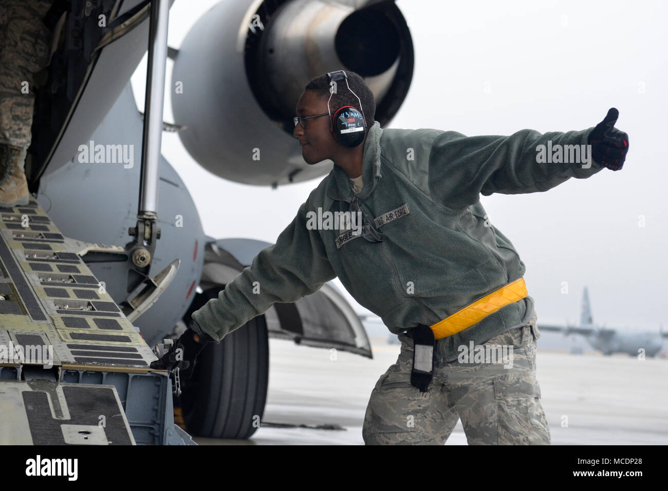 U.S. Air Force Senior Airman Rasheed Singleton, a Saint Helena Island ...