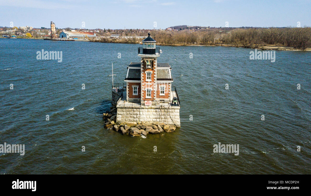 Hudson athens lighthouse hi-res stock photography and images - Alamy