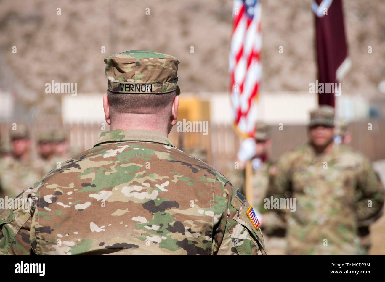 Command Sgt. Maj. William Vernon, command sergeant major, Troop Command ...