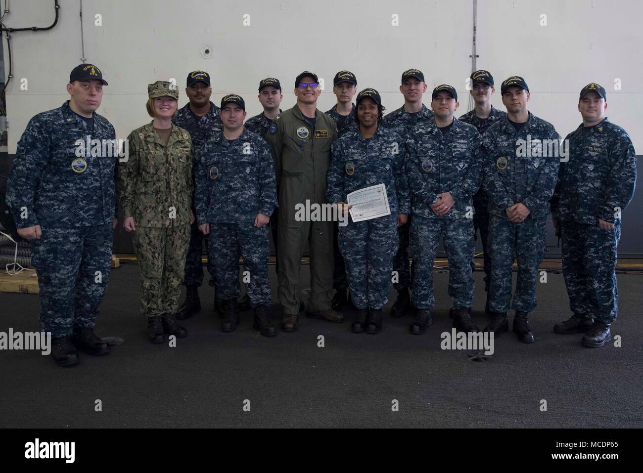 NORFOLK, Va. (Feb. 16, 2018) -- USS Gerald R. Ford's (CVN 78) reactor ...