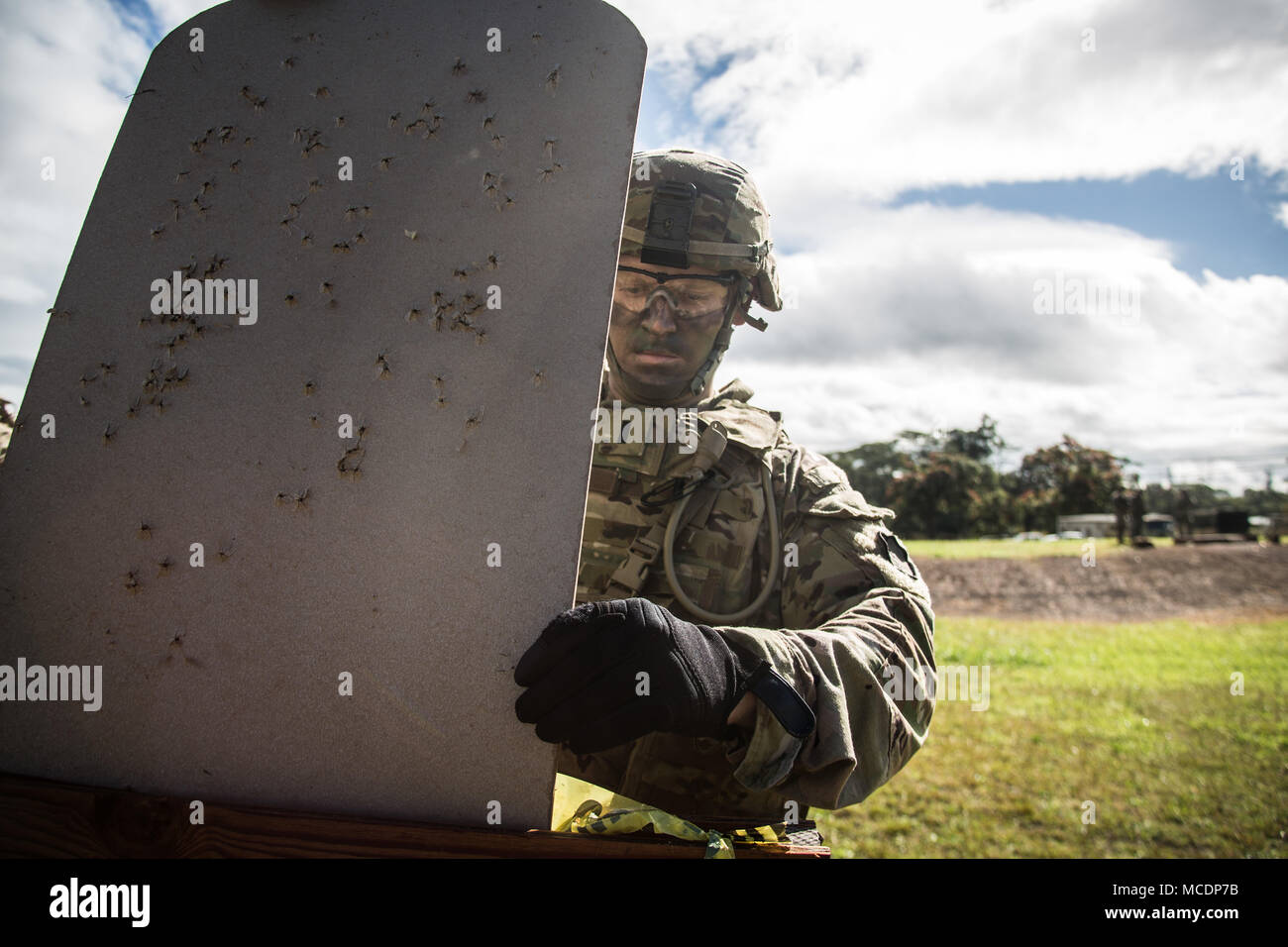 U.S. Army 1st Lt. Chad Lipe, assigned to 225th Brigade Support ...