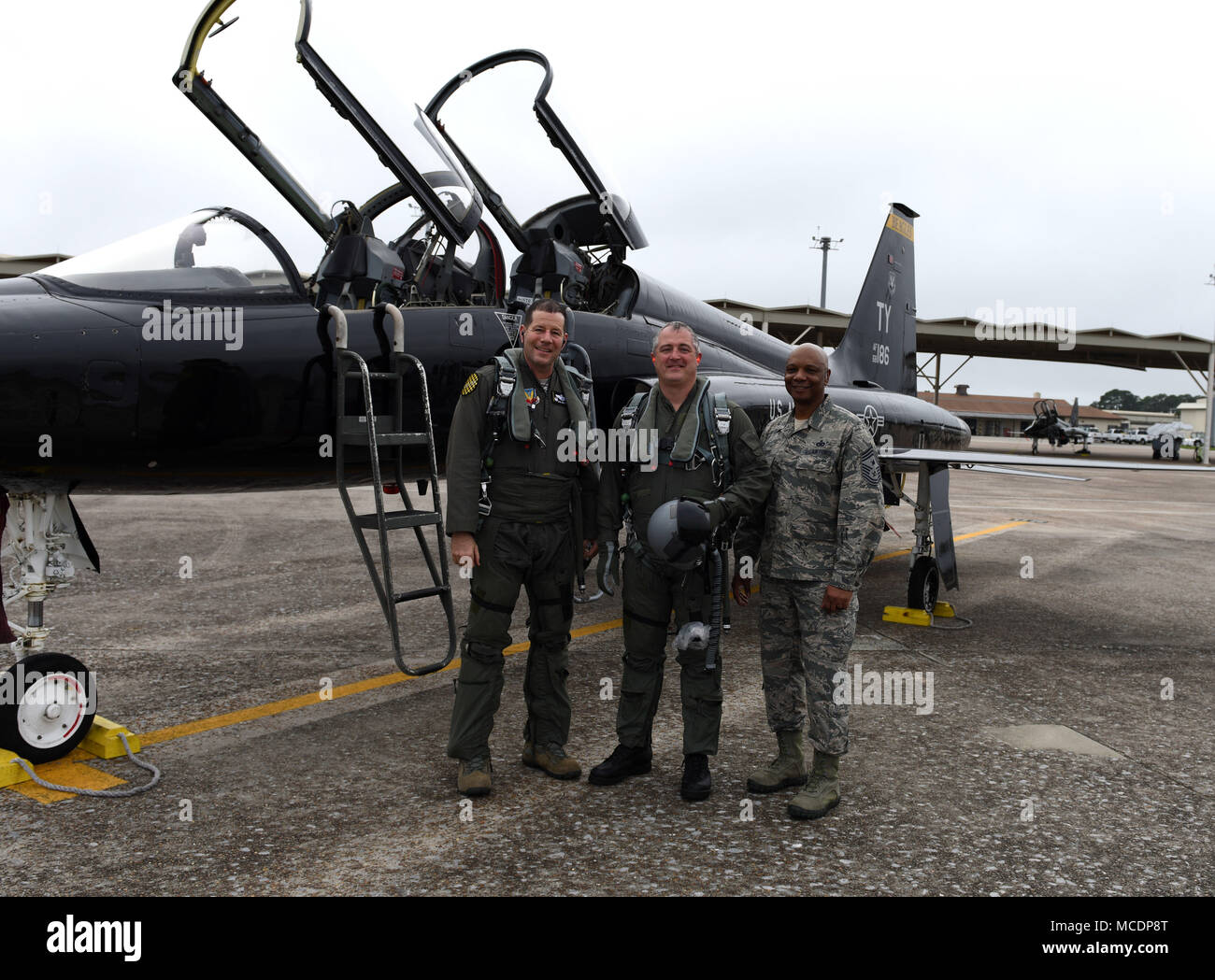 U.S. Air Force Col. Michael Hernandez, 325th Fighter Wing commander ...