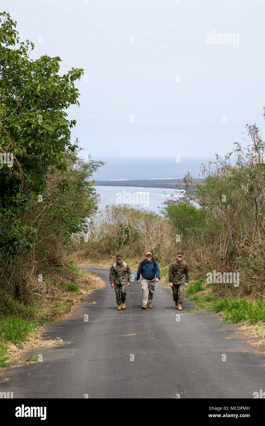 U.S. Marine Corps Sgt. Maj. Peter A. Siaw, left, Marine Corps ...