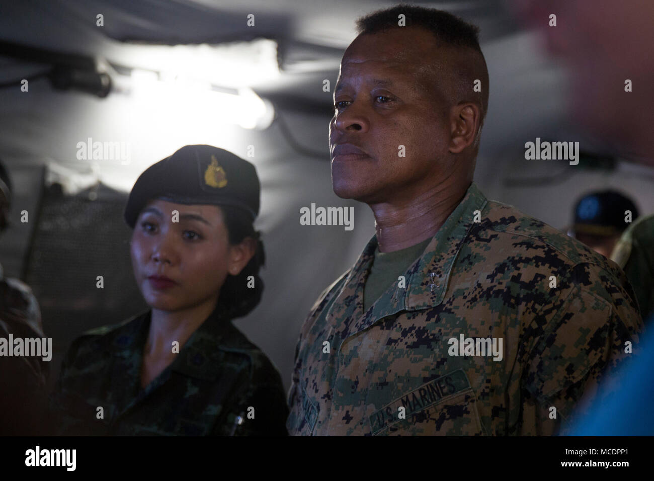 U.S. Marine Corps Maj. Gen. Craig Timberlake, commanding general of 3rd ...