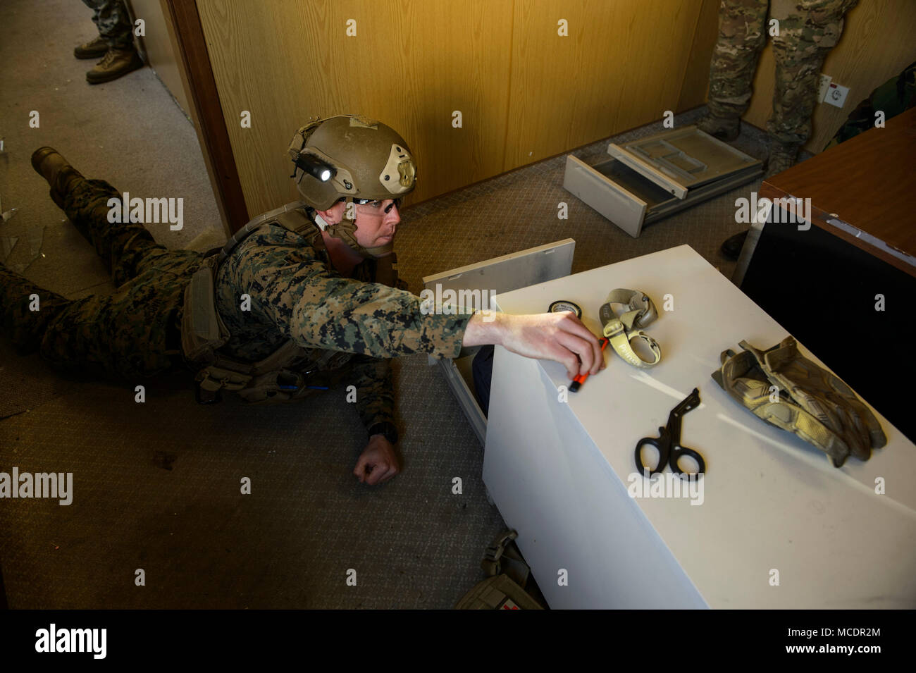 U.S. Marine Staff Sgt. Brett Marcinik, Special Purpose Marine Air ...