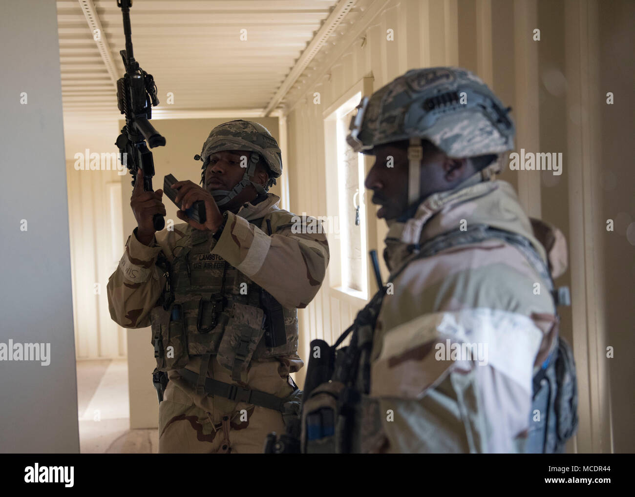 Airman Soloman Langston, 366th Security Forces Squadron response force ...