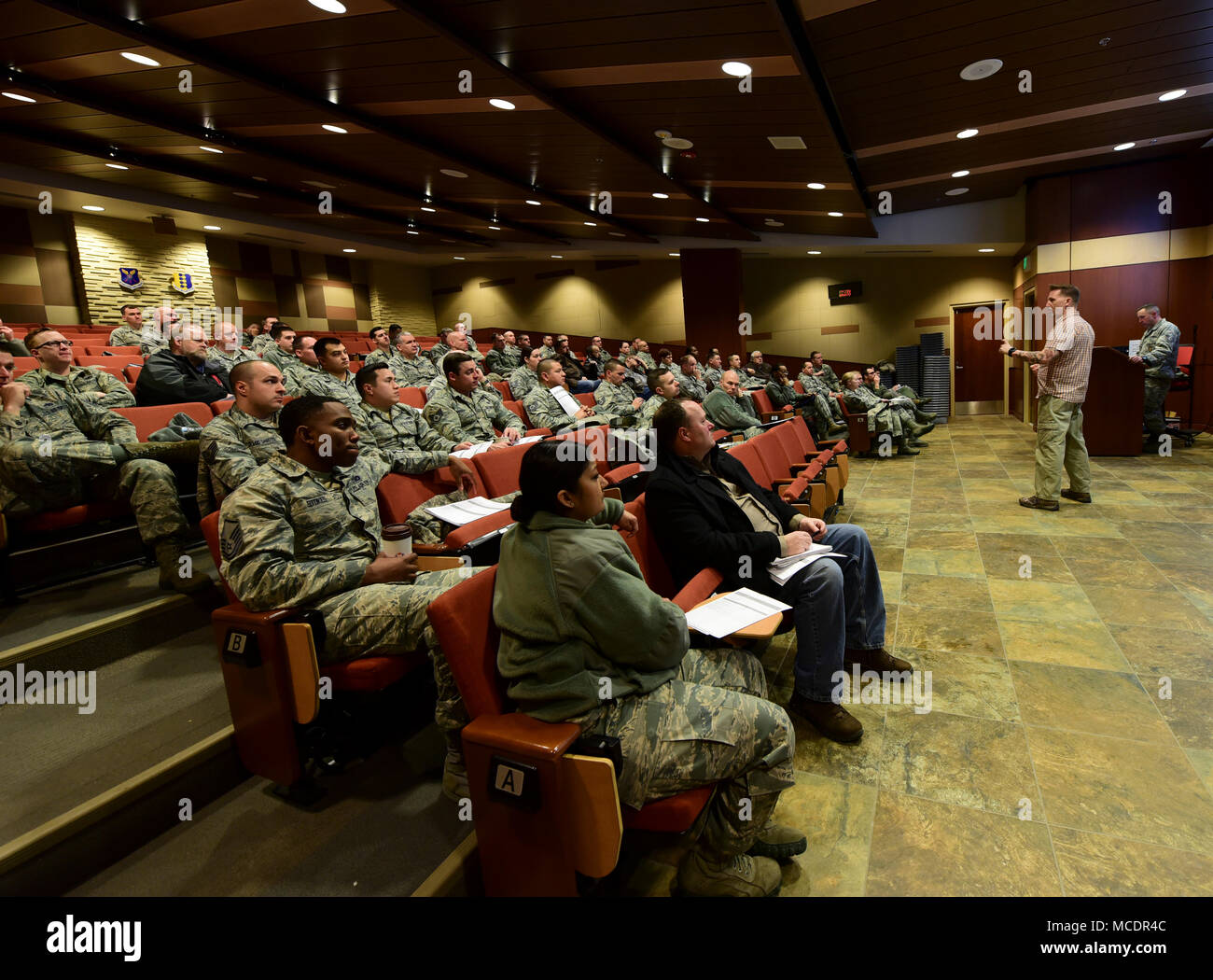 Tim Simmonds, an instructor with the 28th Security Forces Squadron ...