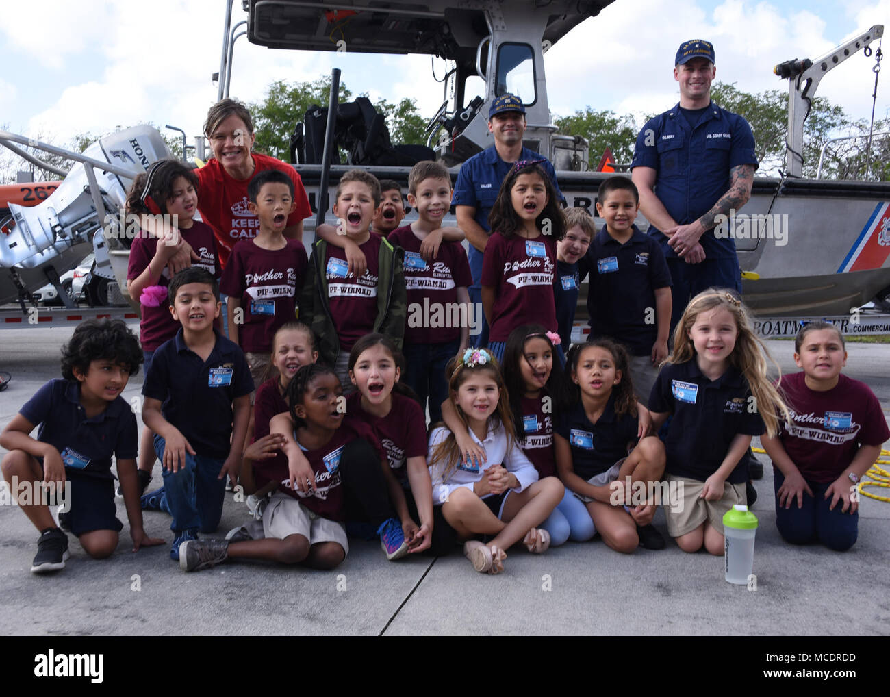 Members with Coast Guard Aids to Navigation Team Fort Lauderdale take a ...