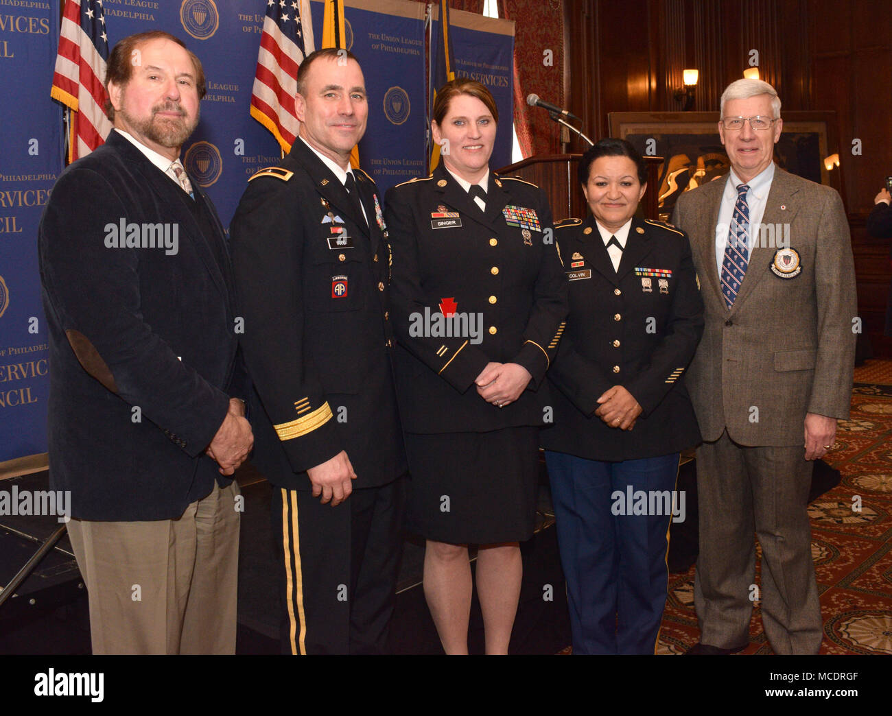 Following the formal ceremony recognizing two Pennsylvania Army ...