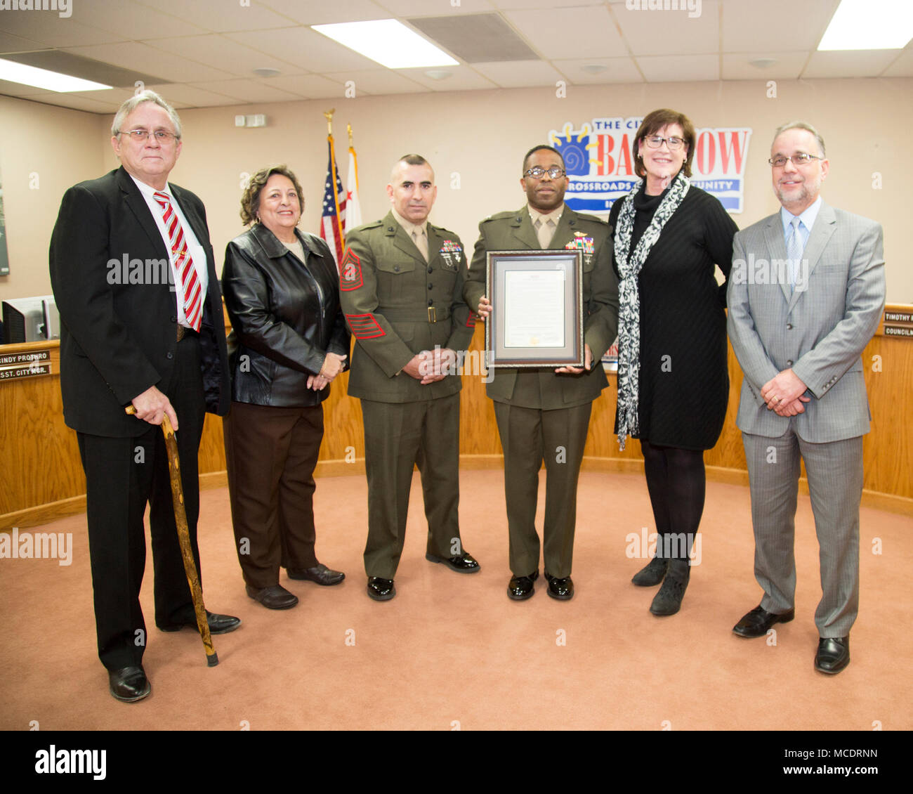 Colonel Sekou Karega, commanding officer, and Sgt. Maj. Sergio ...