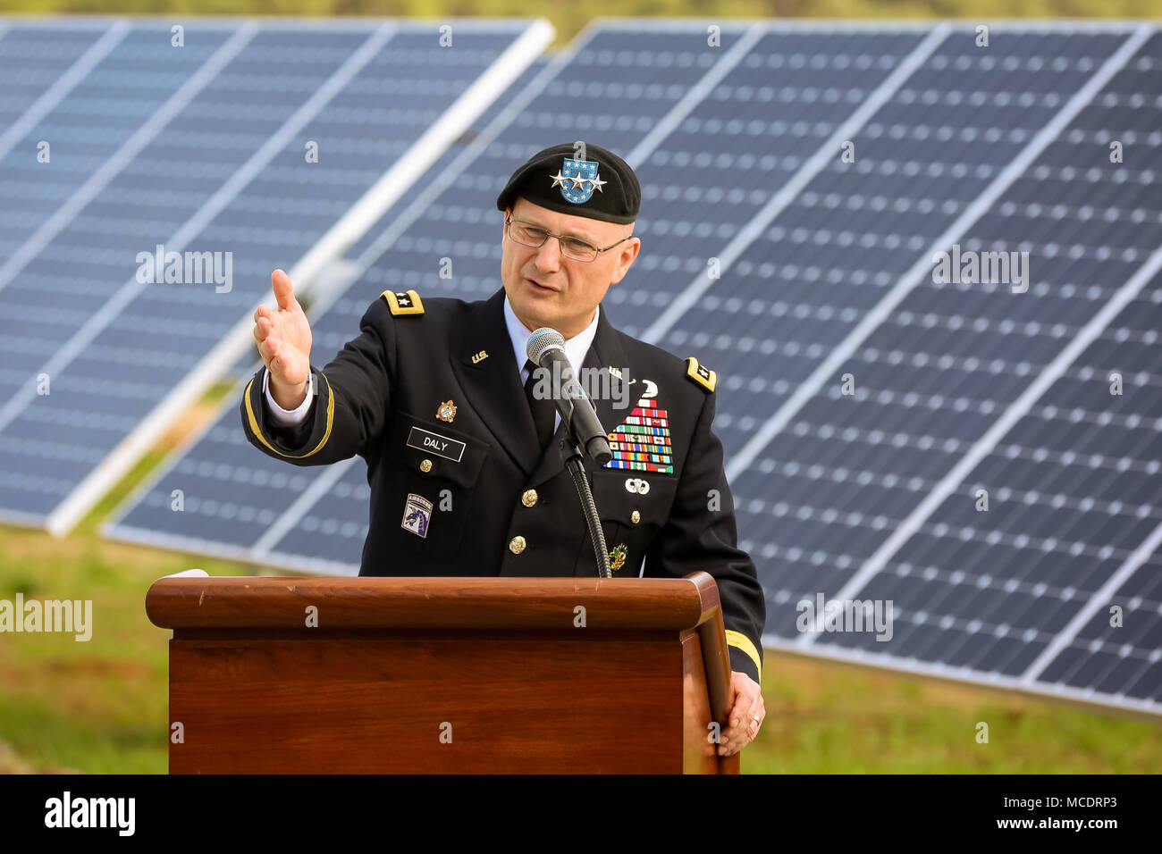U.S. Army Lt. Gen. Edward Daly, Army Materiel Command deputy commanding ...