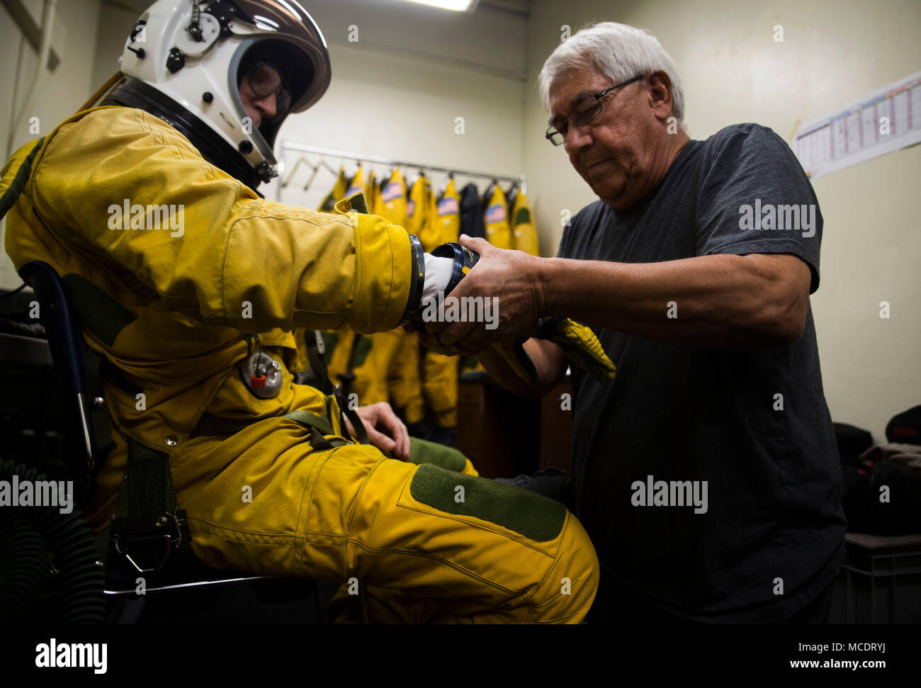 Tim Williams, a research test pilot with NASA’s HyspIRI preparatory ...