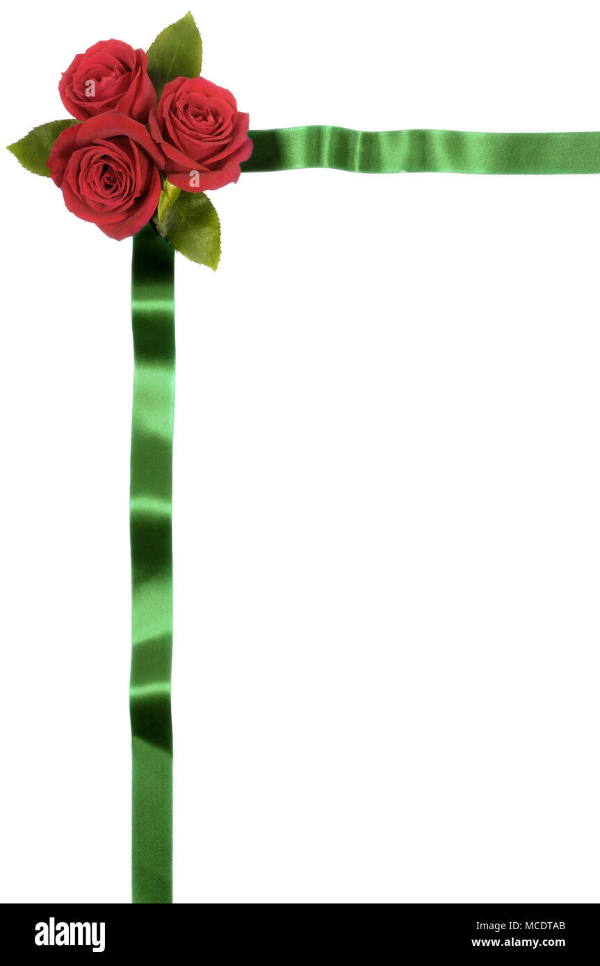 Red rose border frame hi-res stock photography and images - Alamy