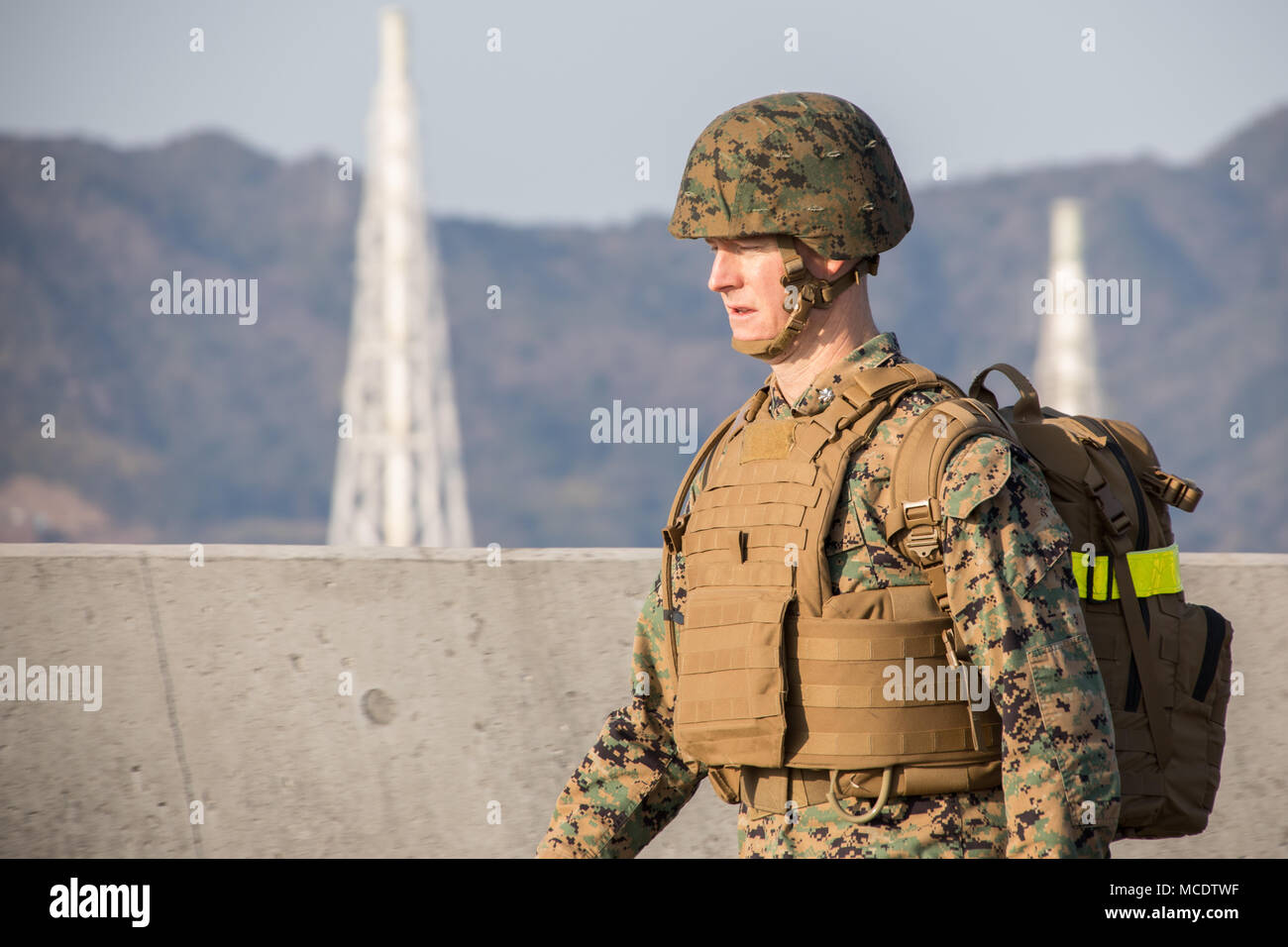 U.S. Marines with Headquarters and Headquarters Squadron (H&HS ...