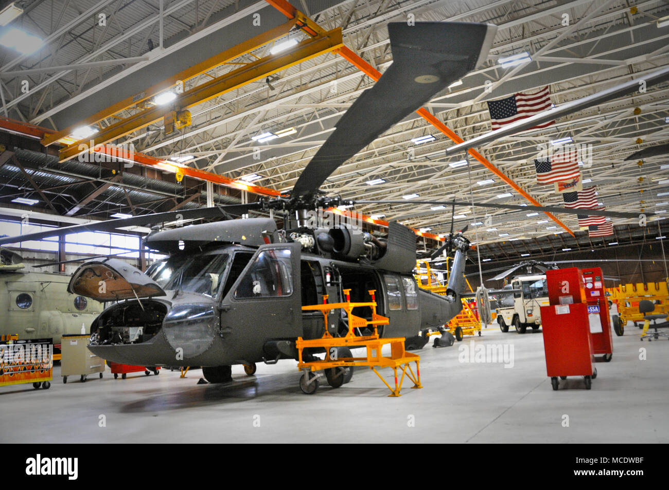 One of the 28th Expeditionary Combat Aviation Brigade's UH-60 Black ...