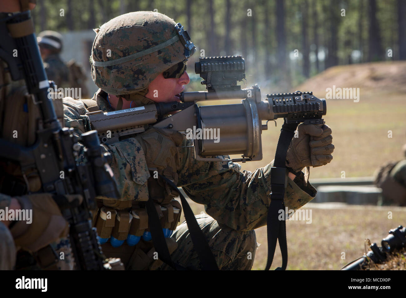 U.S. Marine Corps Lance Cpl. Alexander Cain, a rifleman with 3rd ...