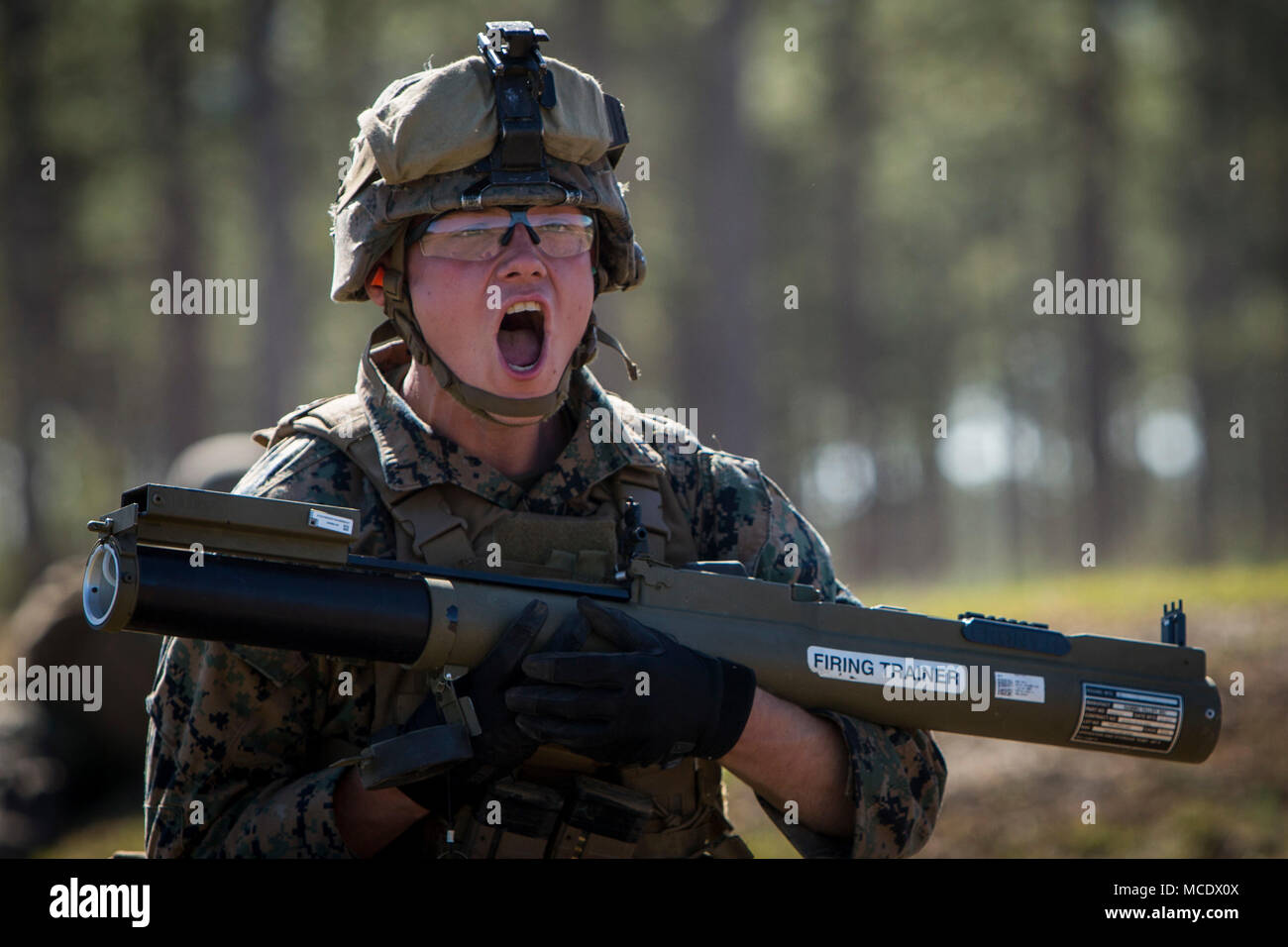 U.S. Marine Corps Pfc. Matthew Kennedy, an assaultman with 3d Battalion ...