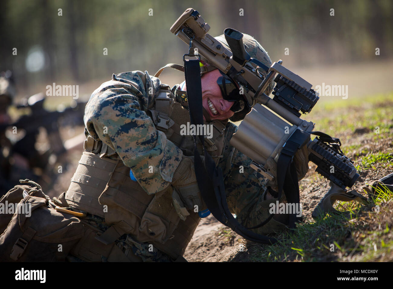 U.S. Marine Corps Lance Cpl. Alexander Cain, a rifleman with 3rd ...