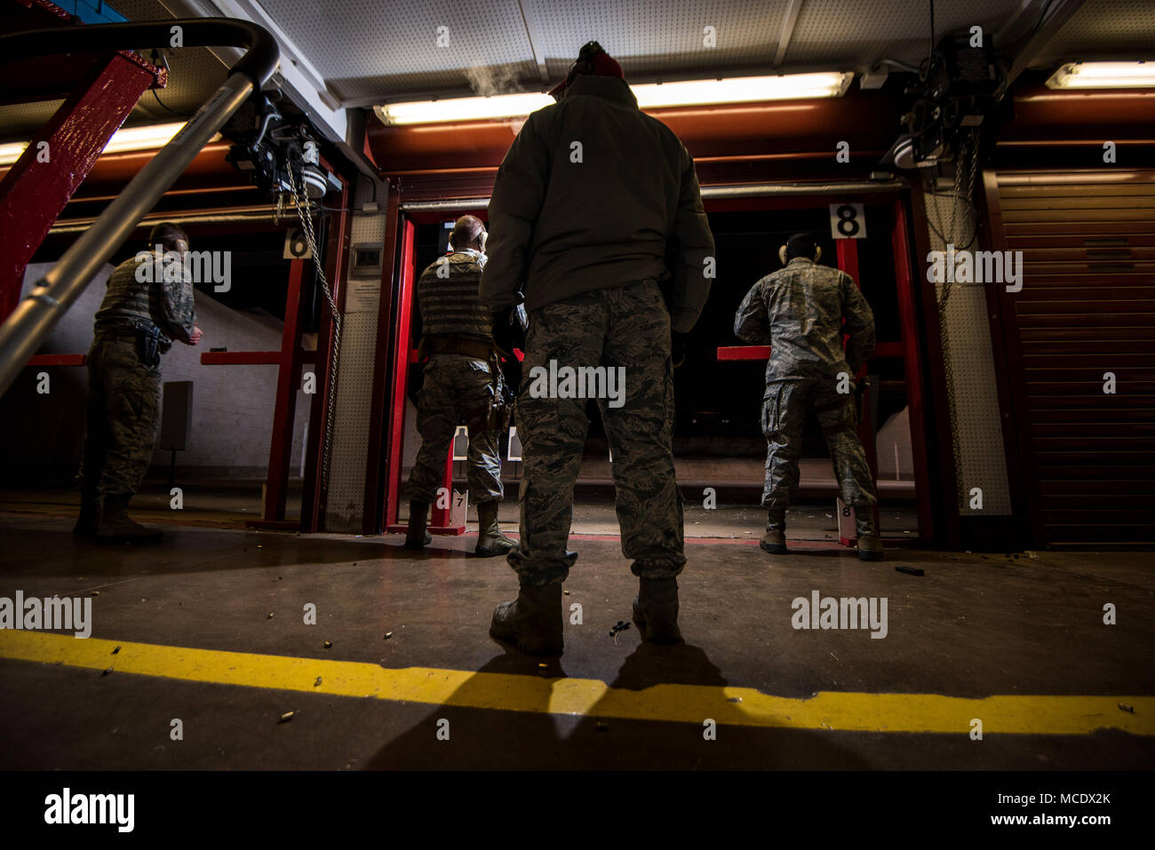 Combat Arms Training and Maintenance instructors coduct qualification ...