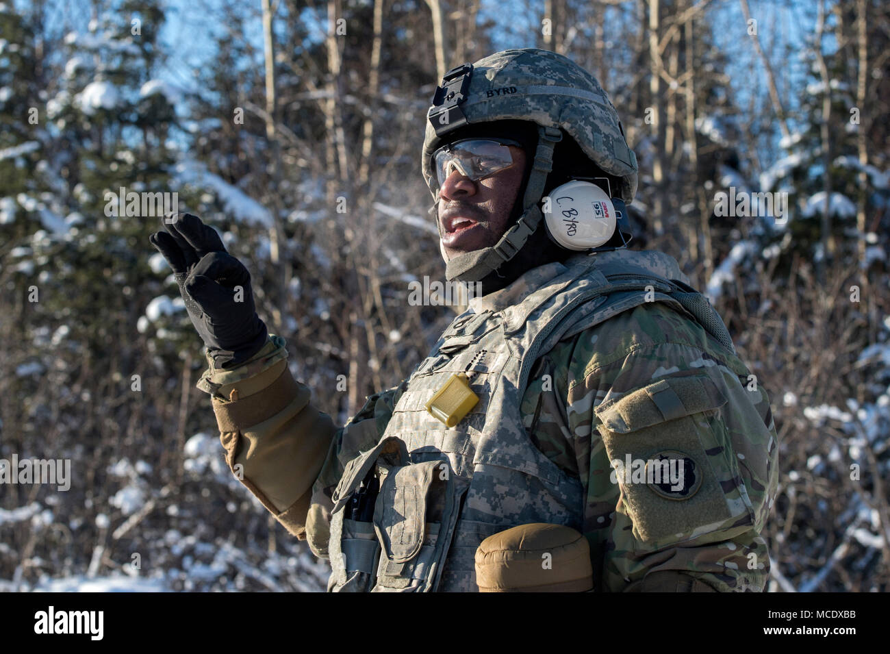 Staff Sgt. Charlie Byrd, assigned to the 17th Combat Sustainment ...