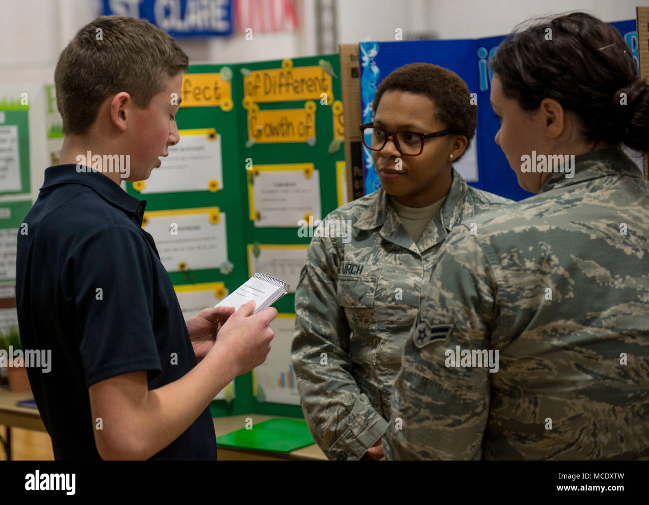 Airman 1st Class Chinara Burch and Airman 1st Class Dominique Tuttle ...