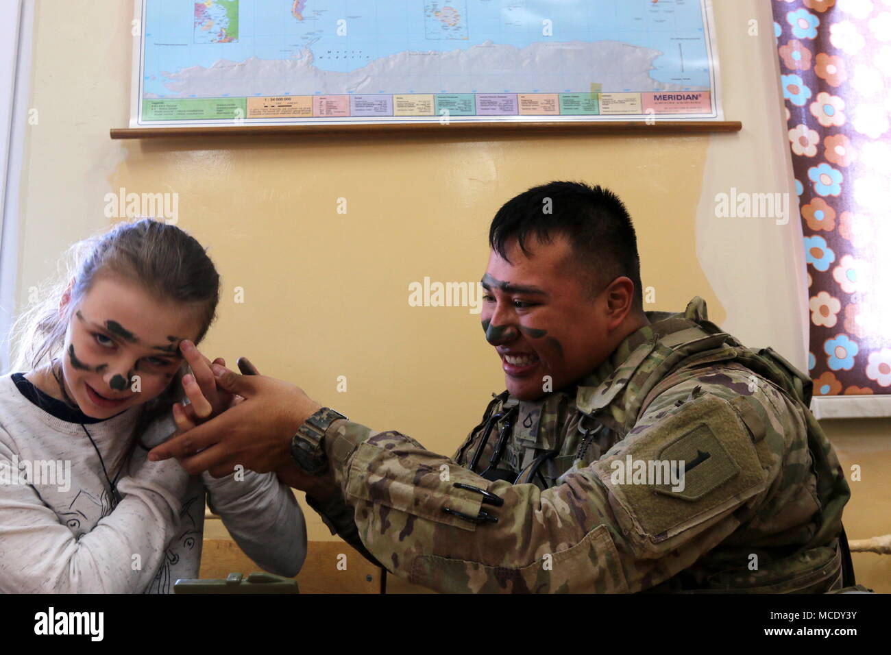 Pvt. 1st Class Adrian Maldonado, radio retrans operator, Company C ...