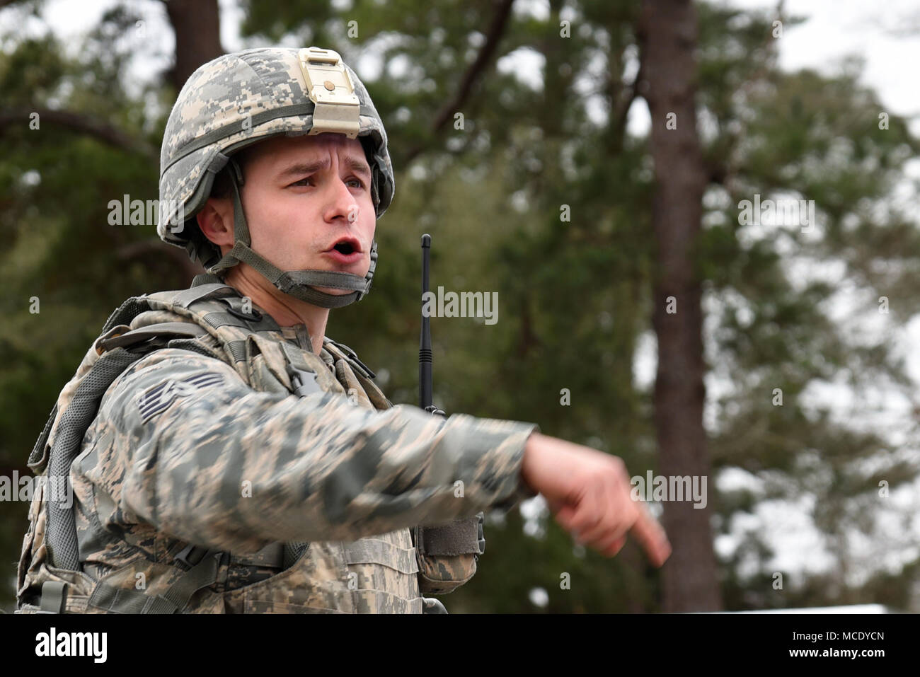 U.S. Air Force Staff Sgt. Ilya Makarenko, 20th Security Forces Squadron ...
