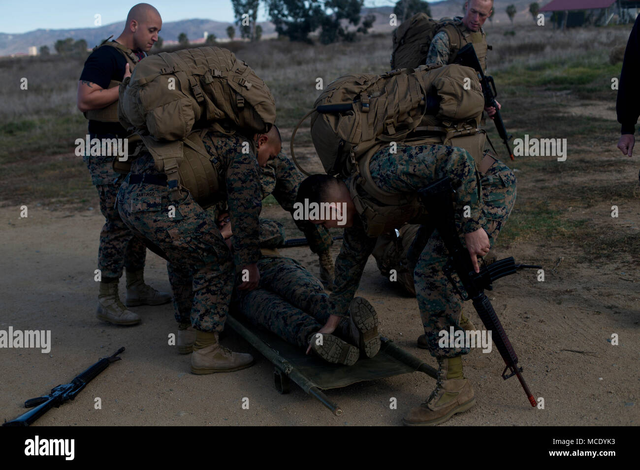 Marines with a Marine Corps Martial Arts Program Instructor Course ...
