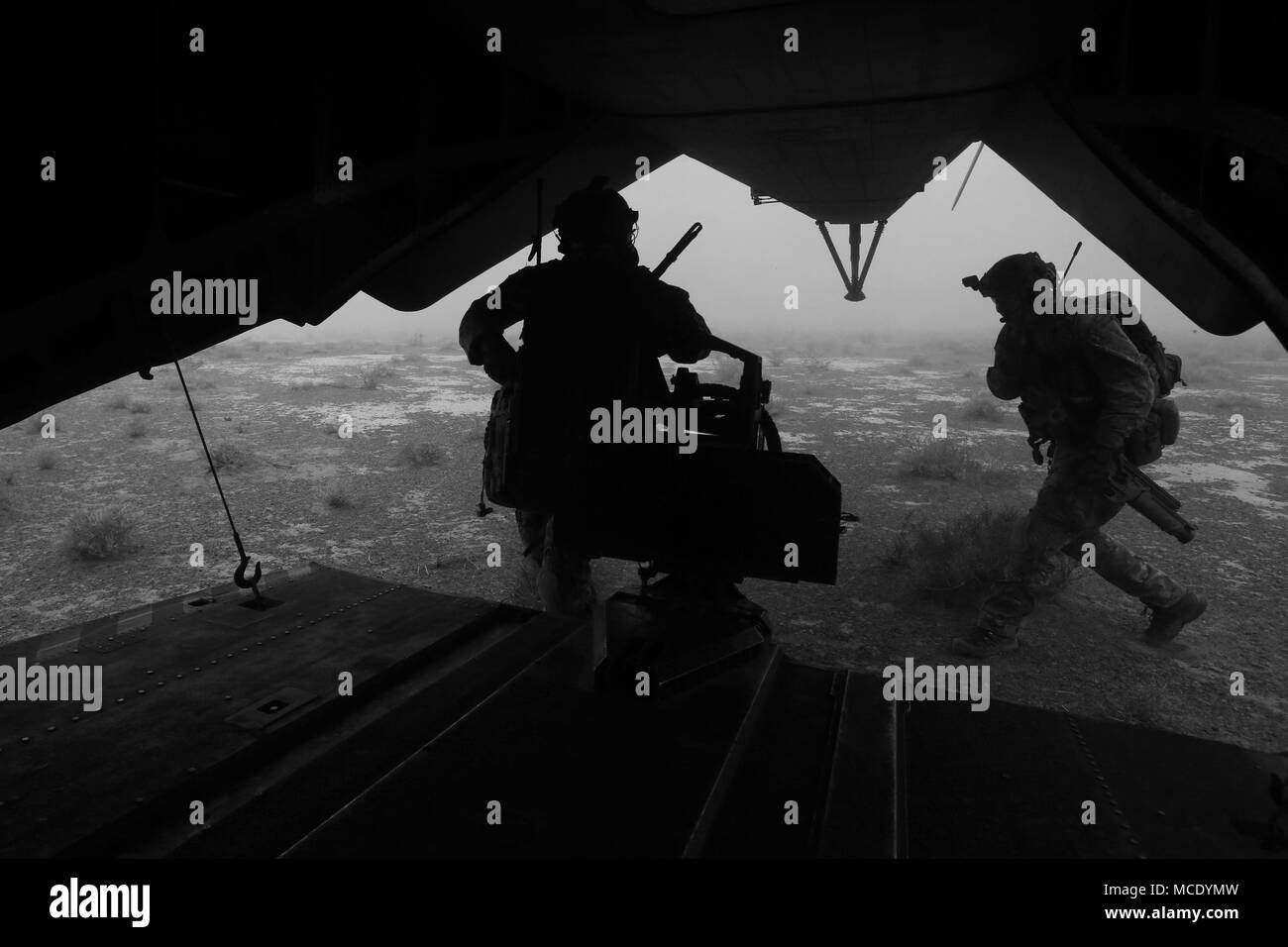 Airmen from the Joint Terminal Attack Controller training center board ...