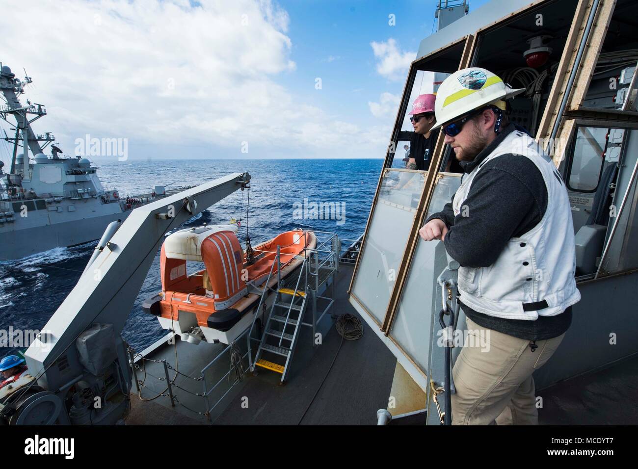 U.S. Civil Service Mariner Able-Bodied Seaman Sarah Matthews and 2nd ...