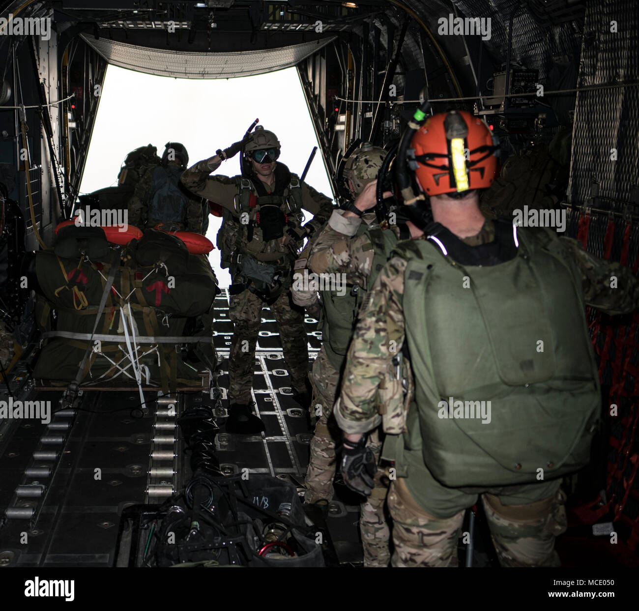 U.S. Air Force 320th Special Tactics Squadron operators prepare for ...