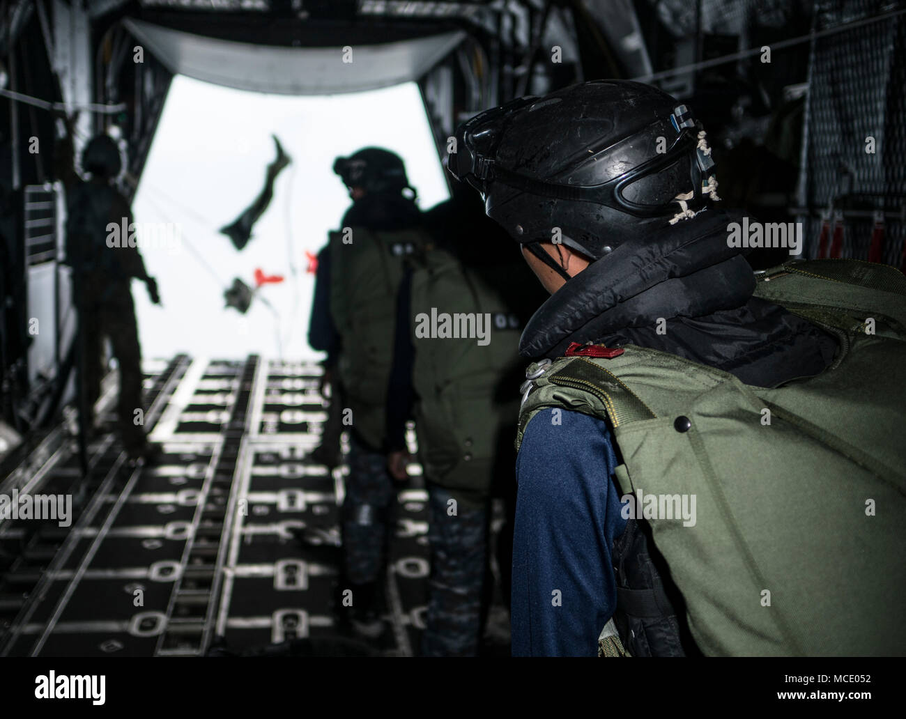 Royal Thai Air Force 3rd Special Operations Regiment operators observe ...