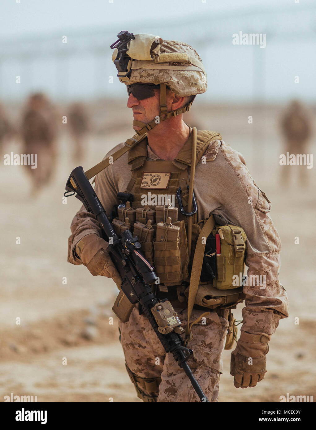 U.S. Marine Col. Christopher J. Douglas, senior advisor for the 505th ...