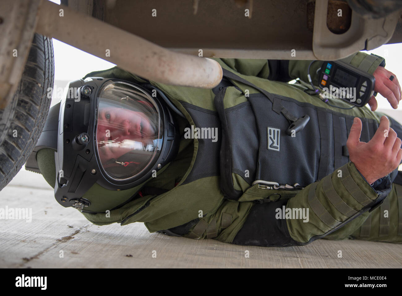Tech Sgt. John Nelson, an explosive ordnance disposal team leader from ...