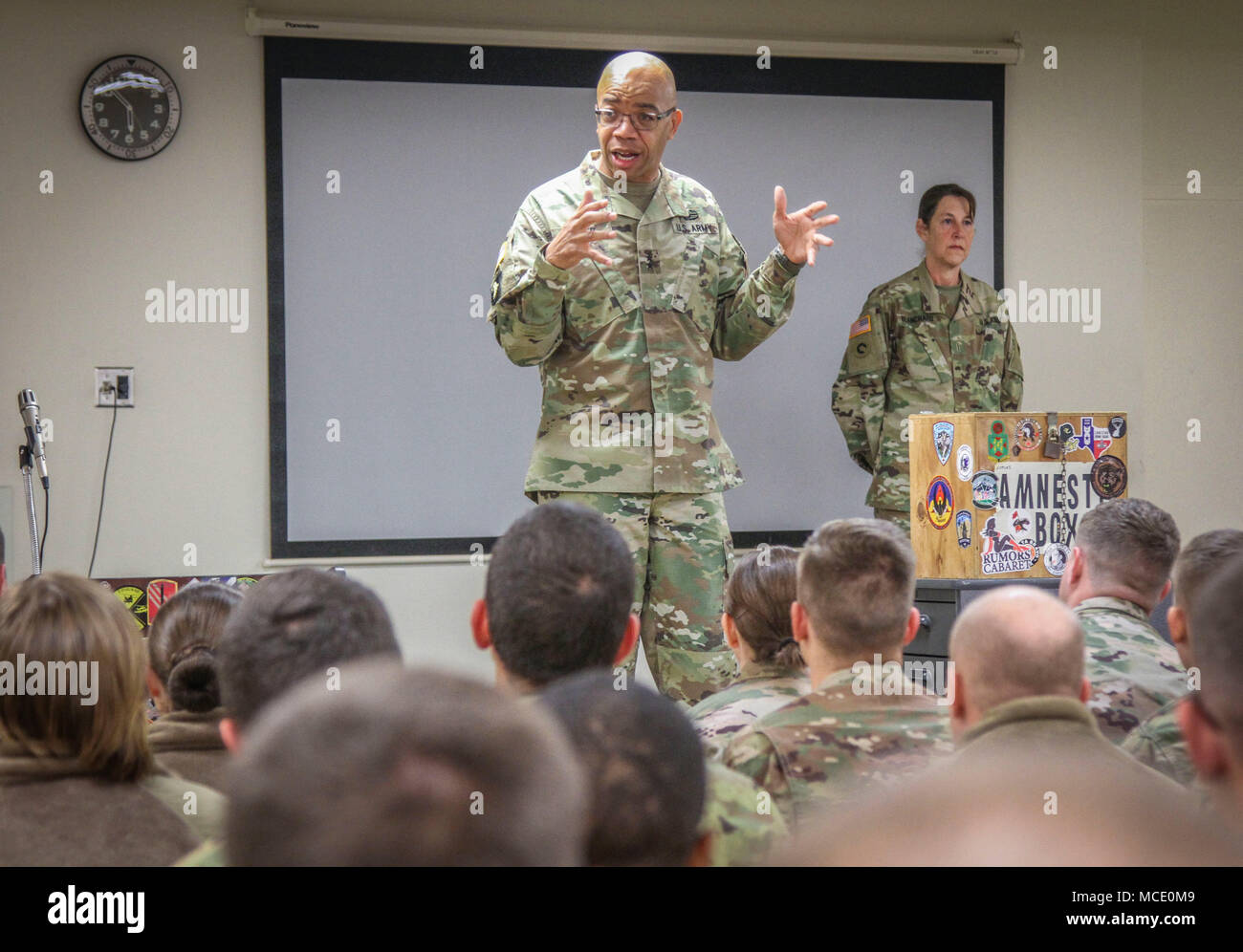Army Reserve Maj. Gen. A.C. Roper, commanding general, 76th Division ...